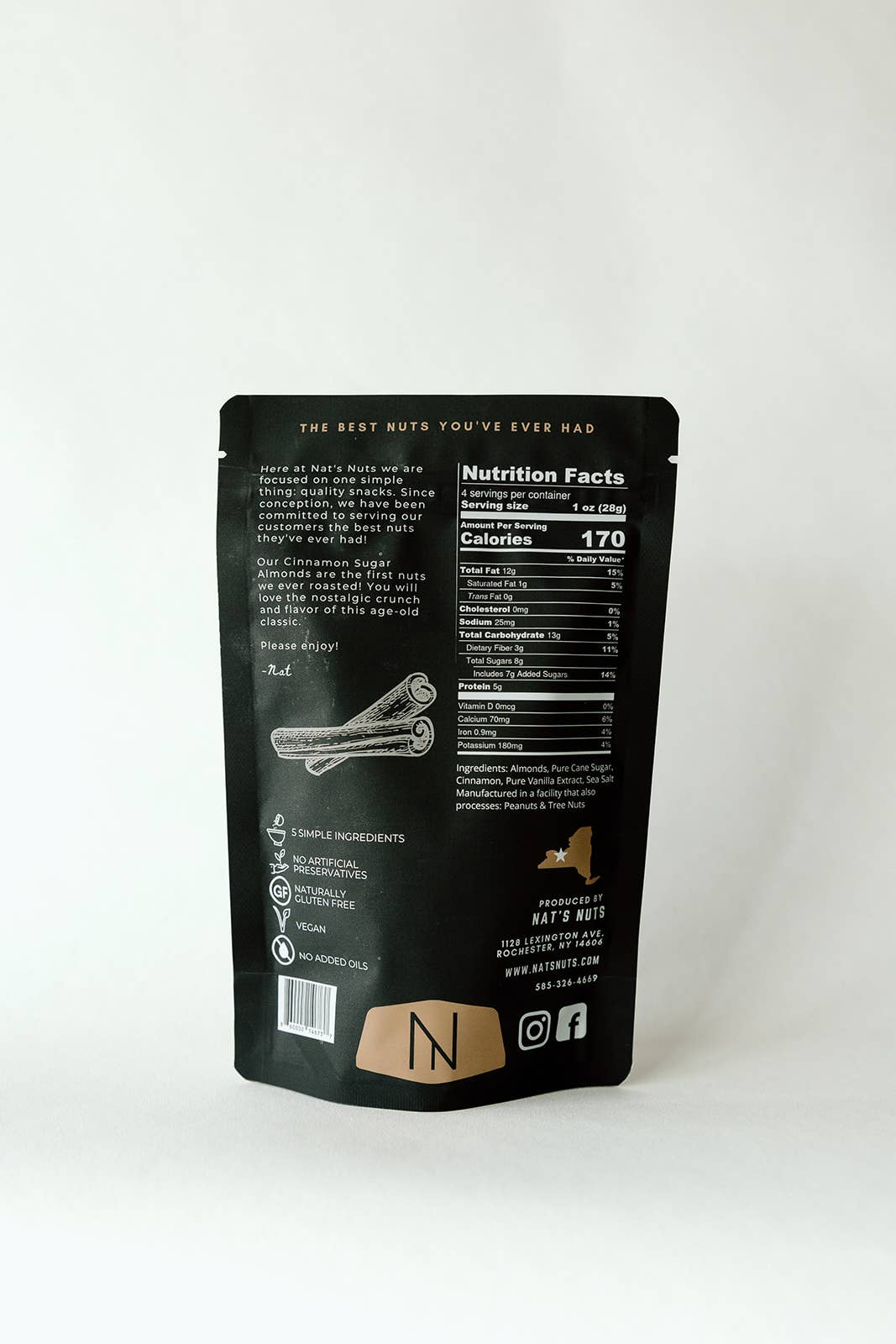 Cinnamon Sugar Almonds – The English Garden