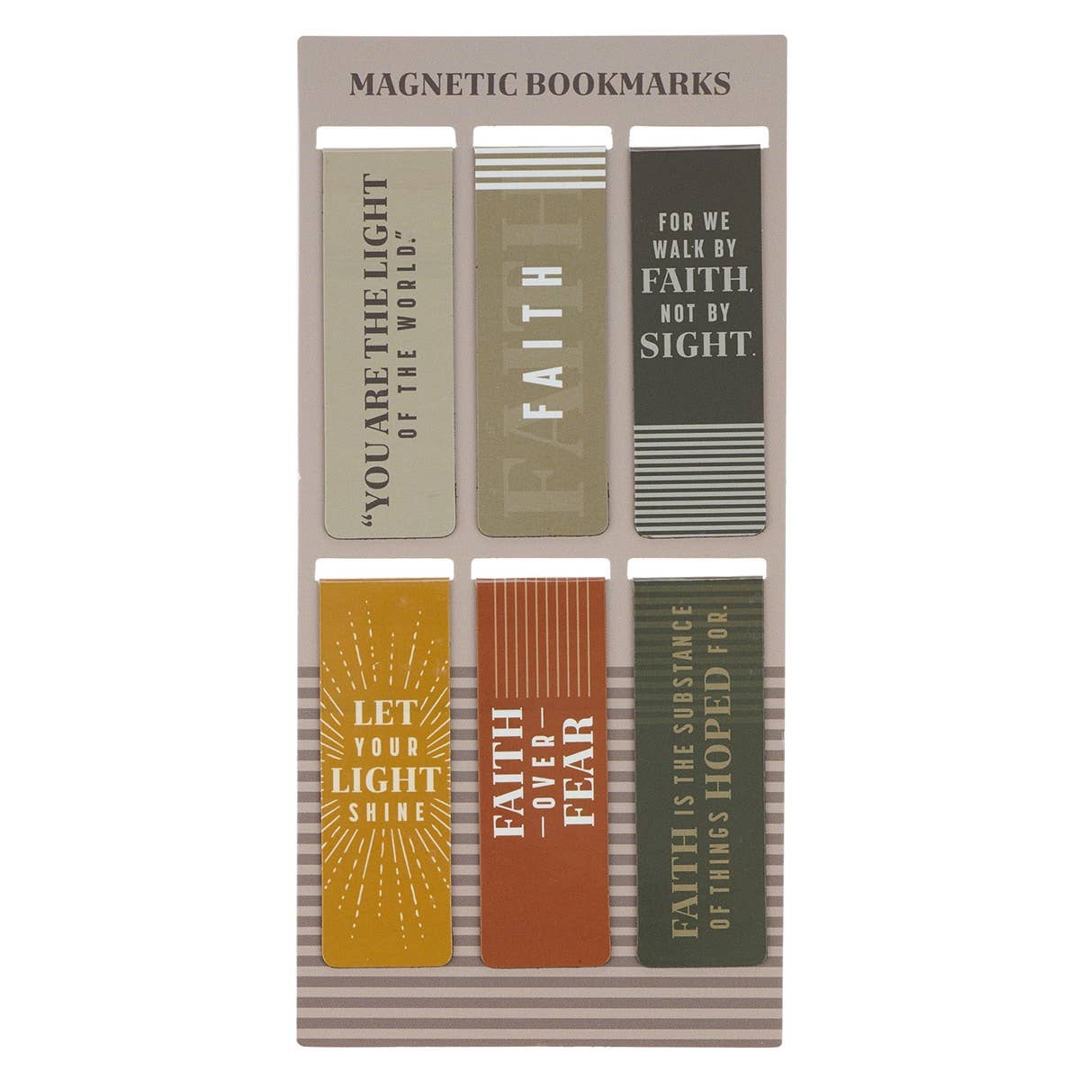 Magnetic Bookmarks | Faith over Fear – The English Garden